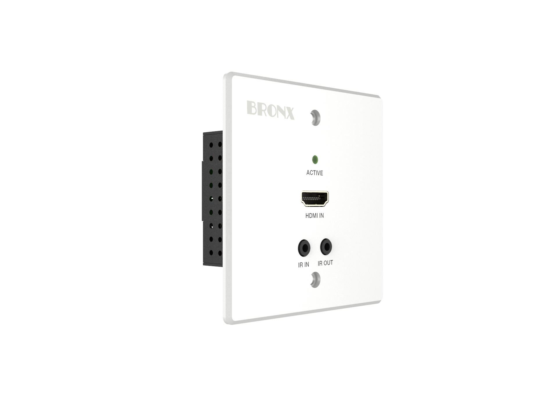 4K60 HDMI EU-1GANG Wall-plate with RS–232 & IR over HDBaseT